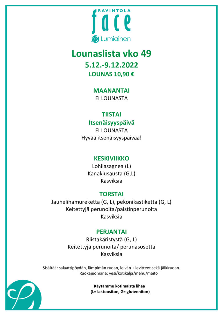Toimituslounaat yrityksille – Lumiainen